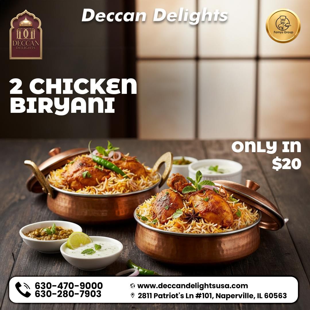 Menus - Deccan Delights