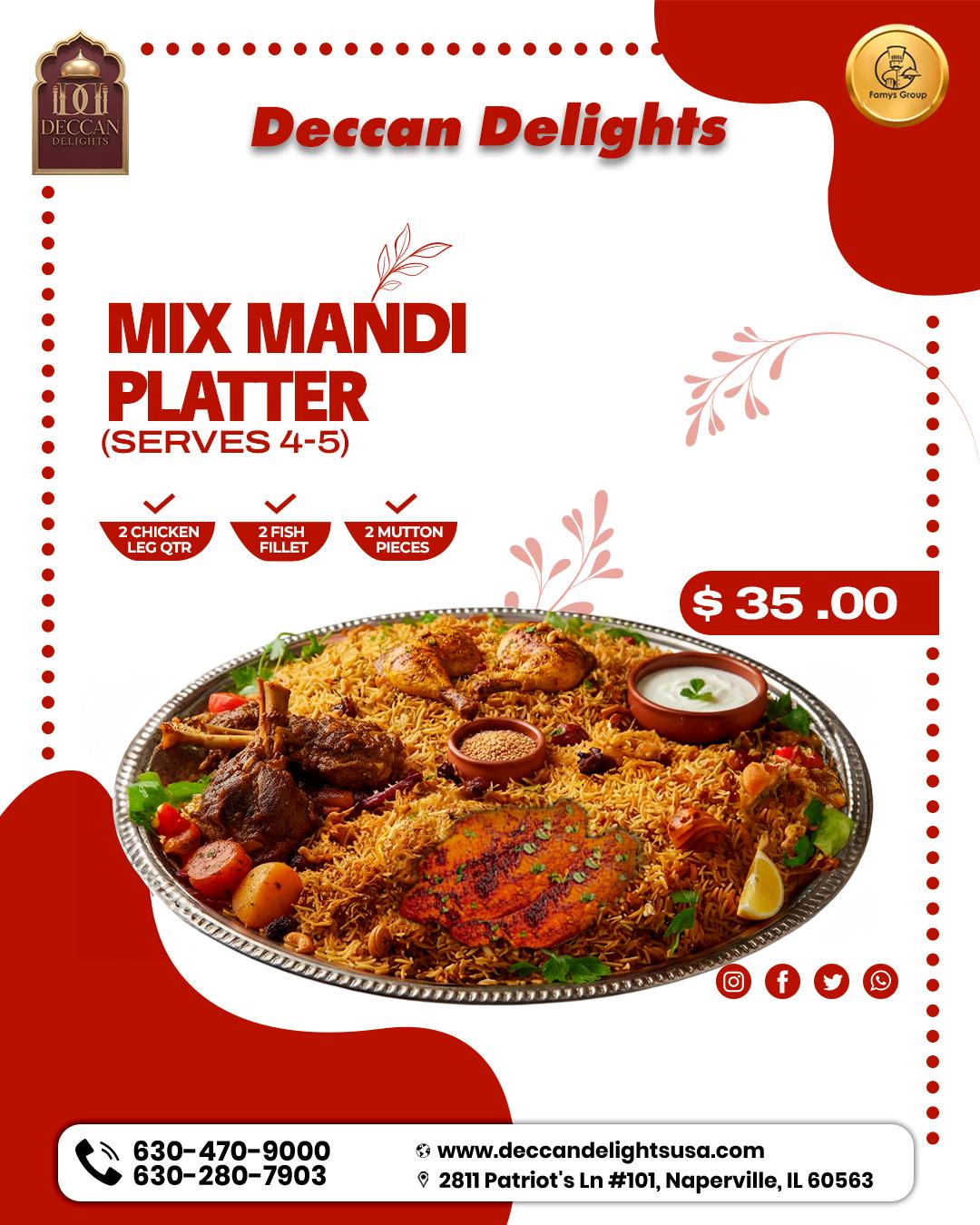 Mix Mandi Platter - Deccan Delights